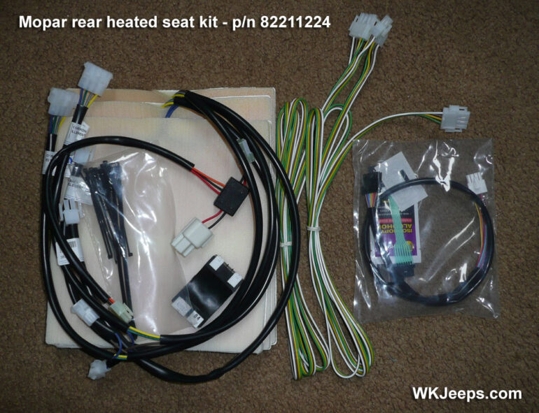 Jeep WK Grand Cherokee Mopar Heated Rear Seat Kit | JeepSpecs.com