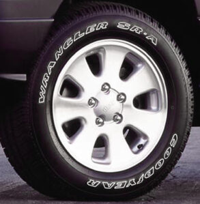 Jeep WJ Grand Cherokee Factory Wheel & Tire Guide | JeepSpecs.com
