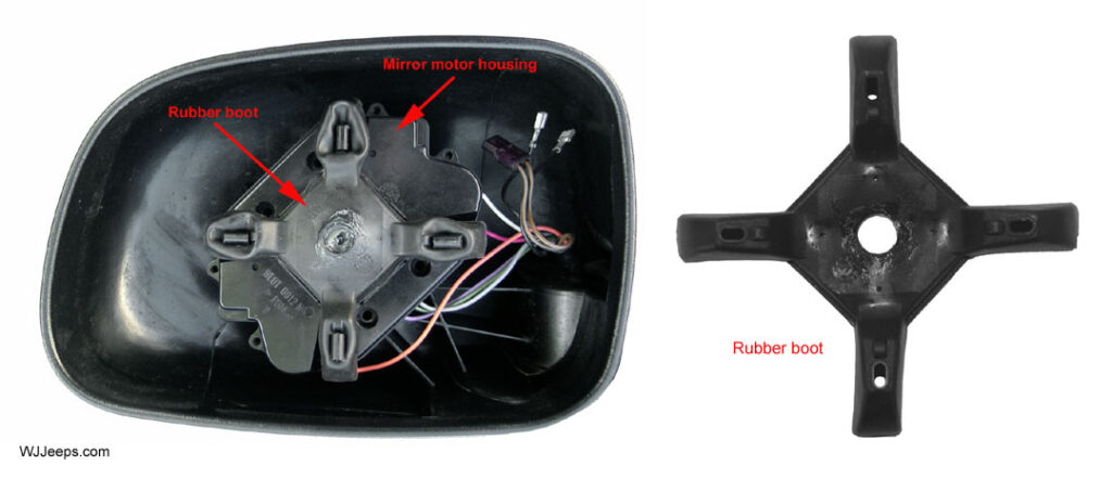 Jeep WJ Grand Cherokee Side and Rear View Mirrors: Glass Replacement