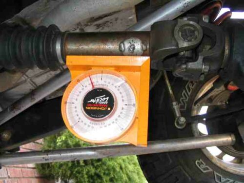 Pinion Angle Alignment - Jeep Wrangler (TJ)